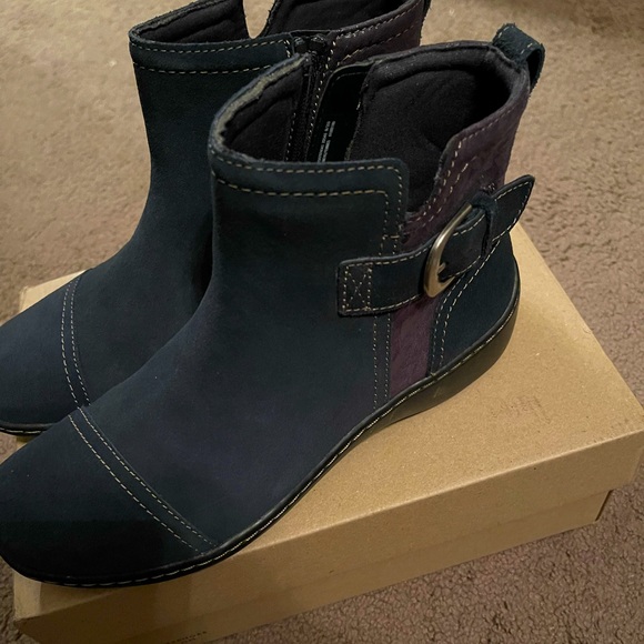 Clarks | Shoes | Clarks Boots Worn Once Inside 65 | Poshmark